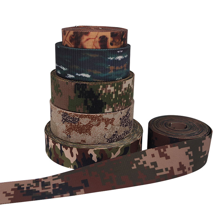 transfer printing camouflage climbing webbing