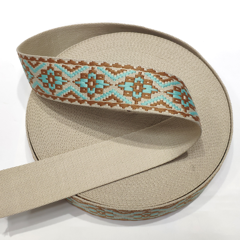 wholesale abstract flower pattern webbing