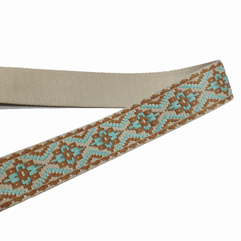 wholesale abstract flower pattern webbing