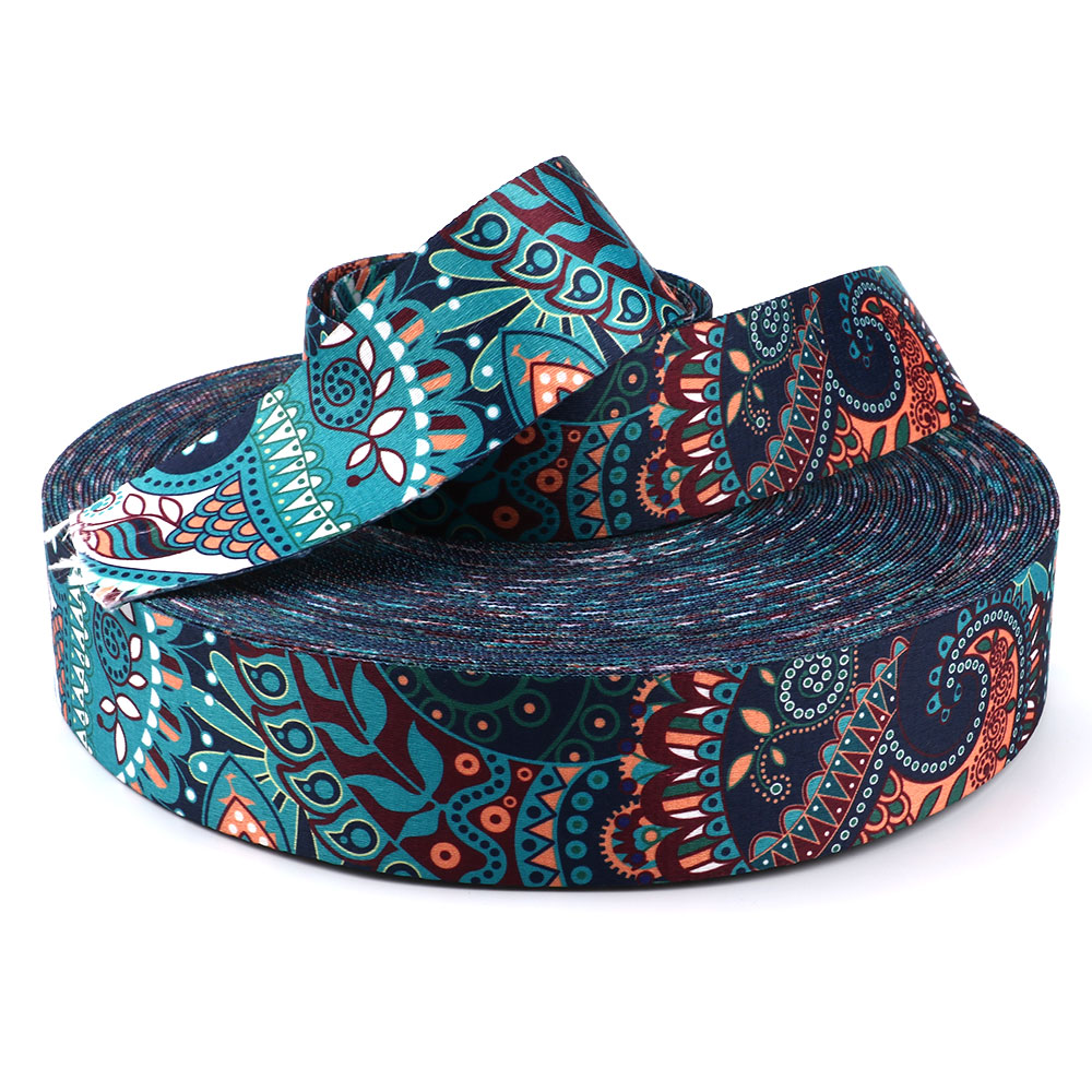 Polyester Nylon Webbing Rainbow Webbing